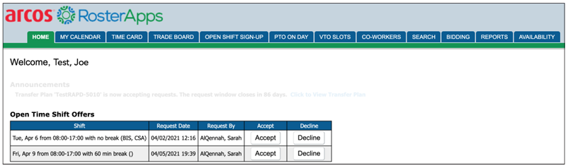 RosterApps Release Notes 21.18 – OSCAR Portal
